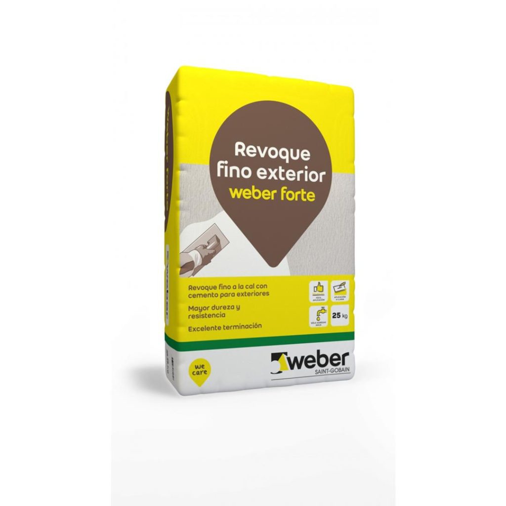 Weber Forte x30kgs (revoque exterior) x30kgs - Aliceri Materiales para ...